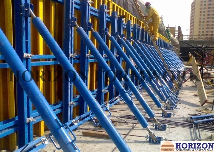 Adjustable Single Sided Wall Formwork , High Tensile Steel Single Sided ...
