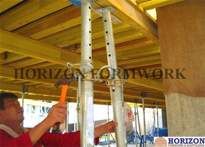 Timber Beam H20 Beam Formwork System 5.9m Floor Height Steel Prop Easy ...