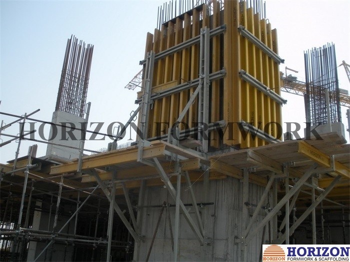 High Efficient Jump Form Formwork System Crane Lifted Steel Raw Material