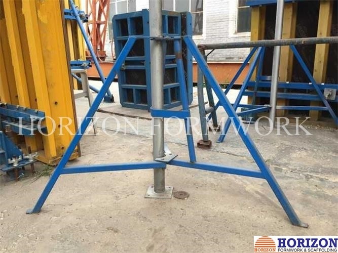 Removable Slab Formwork Construction Folding Tripod Q235 Steel Pipe ...