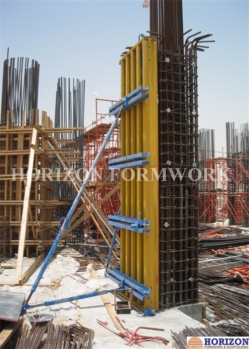 I Beam Single Sided Wall Formwork 6m Height Telescopic Diagonal Brace ...