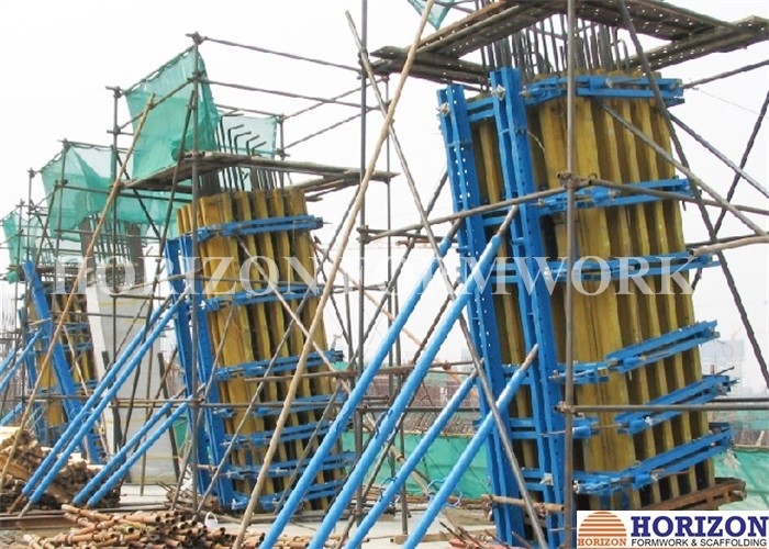 Reusable Concrete Formwork Telescopic Push Pull Brace Steel Customized ...