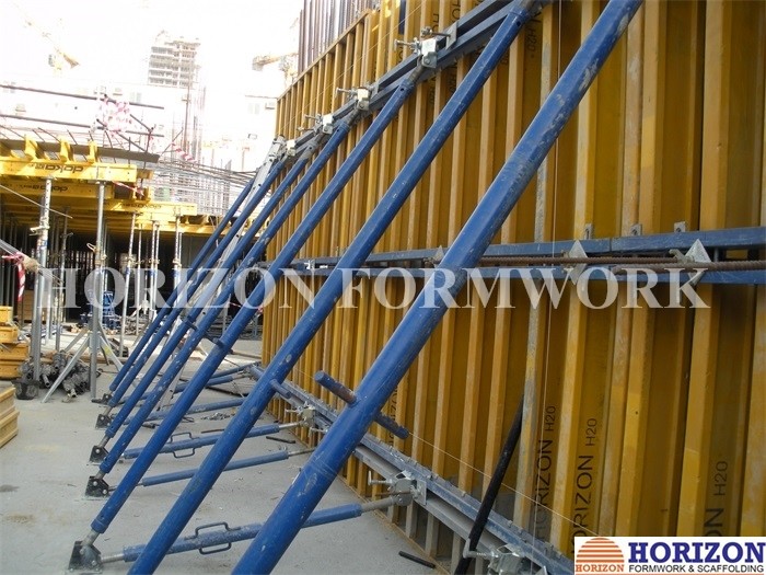 Scaffolding Wall Shuttering System Push Pull Prop Supporting Wall Formwork