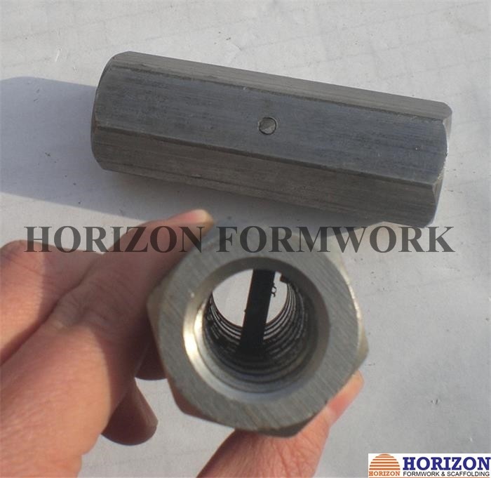 OEM Formwork Tie Rod System , Steel Hex Nuts Stop Pin For Threadbar Connection