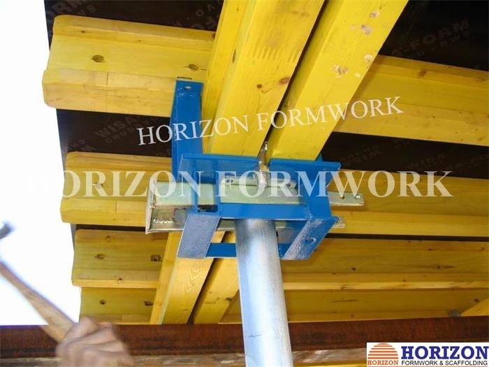 Q235 Steel Slab Formwork Systems Table Head 230*145mm To Clamp Double ...