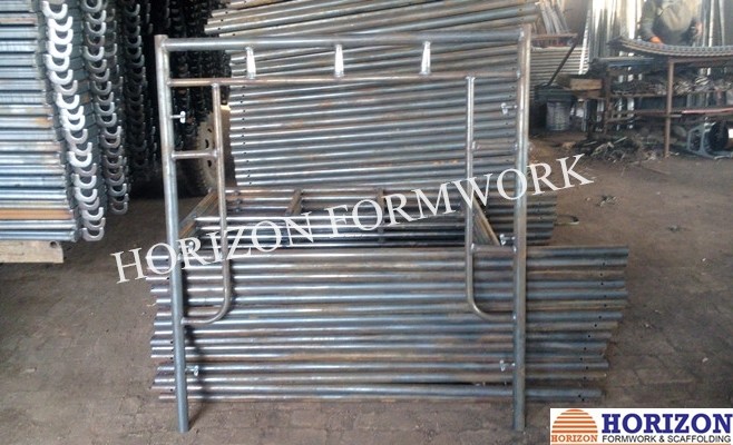 Stable Frame Scaffolding System , Q235 Steel Scaffolding Frame Type ...