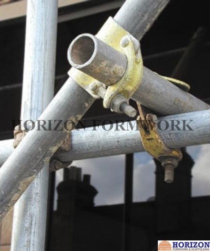 Putlog Drop Forged Double Coupler Zinc Plated Finishing At 90 Degree ...