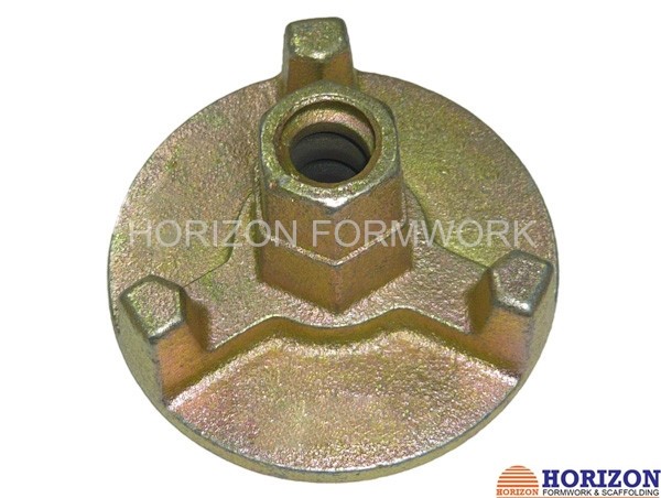 Steel Formwork Tie Rod System With Dywidag Thread , Flanged Wing Nut ...
