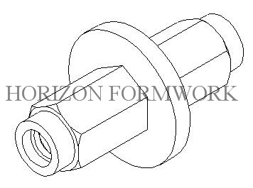 OEM Formwork Tie Rod System For Construction , Dywidag Thread Bar 145KN ...