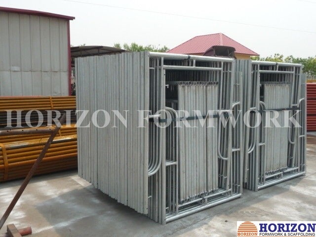 Open End Frame Scaffolding System of Height 1930mm with Steel Stairs