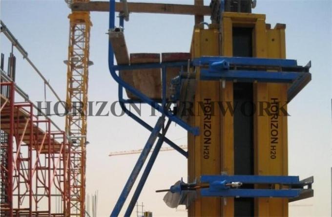 Construction Wall Forming Systems with Top Scaffold Brackets as Safety ...
