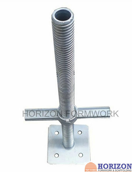 High Strength Adjustable Screw Jack to Adjust Scaffolding Working Levels