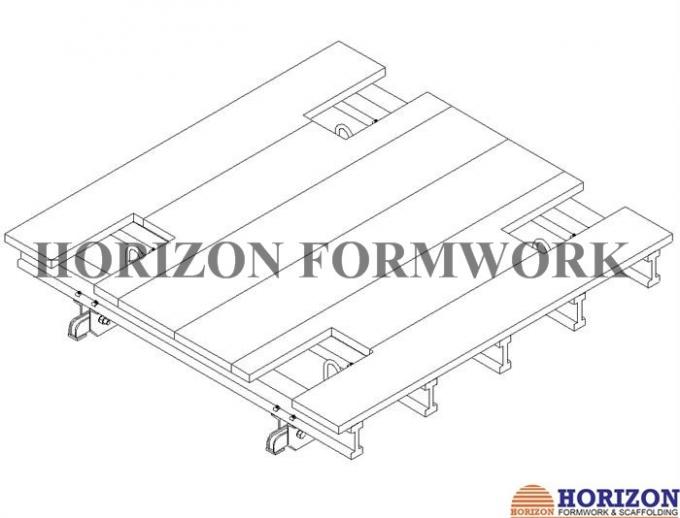 Steel Square Tube Climbing Formwork System , Trailing Level Shaft ...
